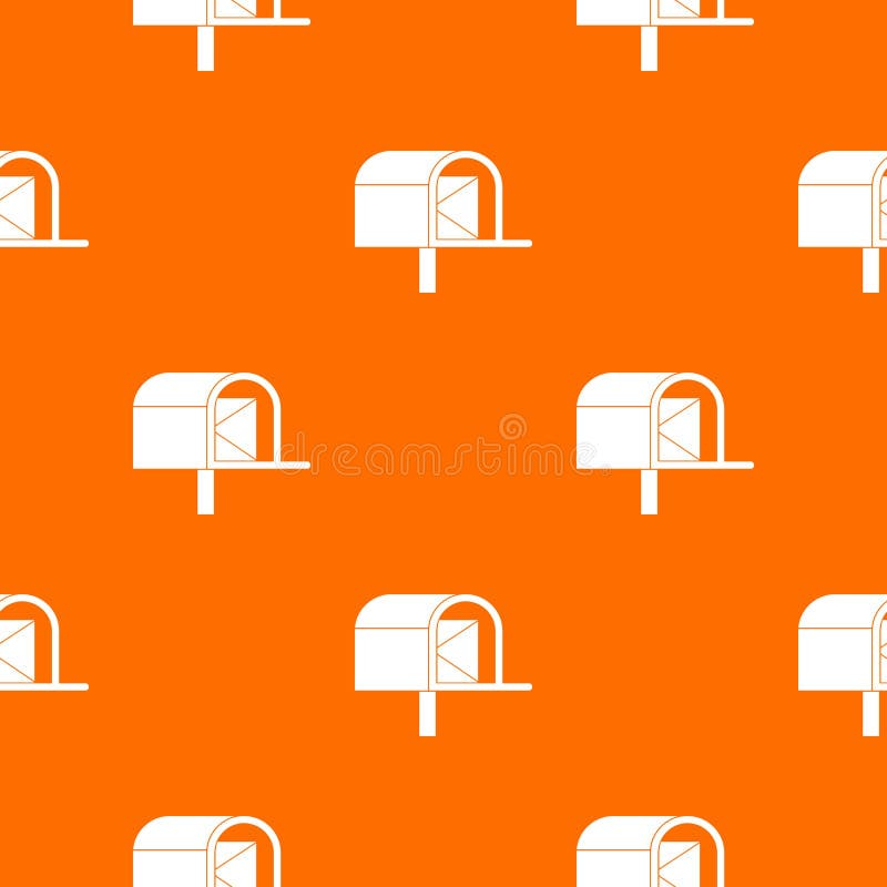 Mailbox pattern seamless stock vector. Illustration of equipment - 98827157
