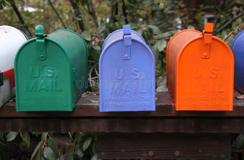 Barn Mailbox stock image. Image of outdoors, mailboxes - 1242775