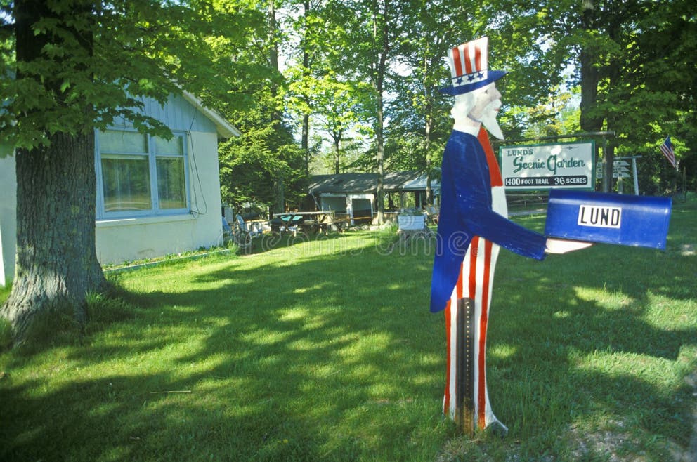 Mailbox with Uncle Sam Cutout Editorial Photo - Image of uncle, mailbox ...