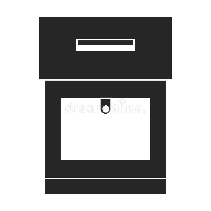 Mailbox Black White Stock Illustrations – 2,202 Mailbox Black White ...