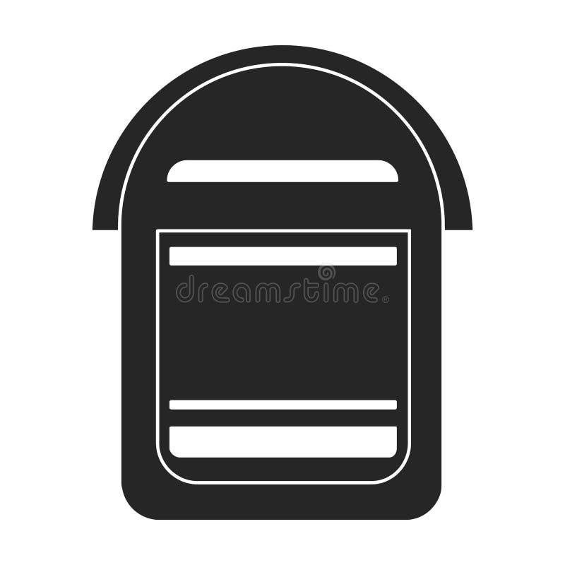 Mailbox Black White Stock Illustrations – 2,202 Mailbox Black White ...