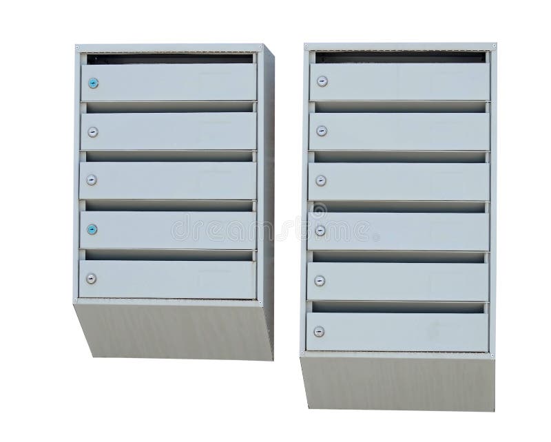 Mailbox on White Background Stock Photo - Image of letter, home: 152052144