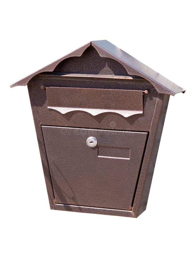 Mailbox on white stock photo. Image of postal, isolated - 77431936