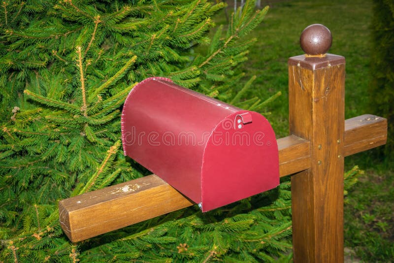 Mailbox in the Woods. Box for Private Messages Stock Photo - Image of ...