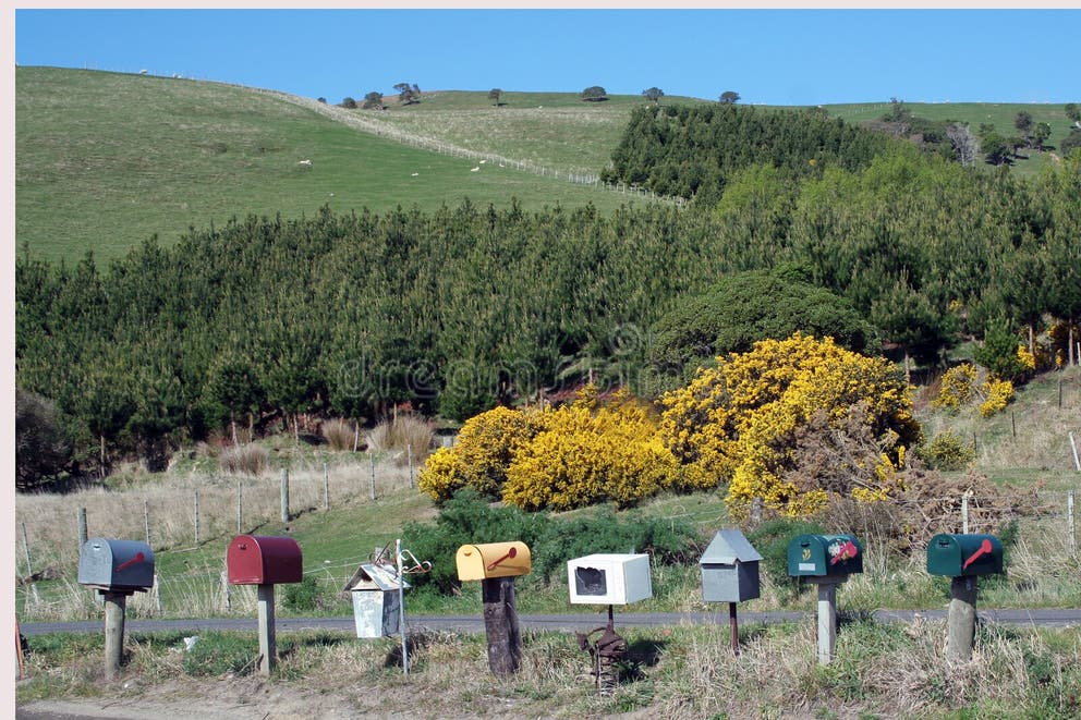 Mailboxes stock photo. Image of correspondence, zealand - 13516724
