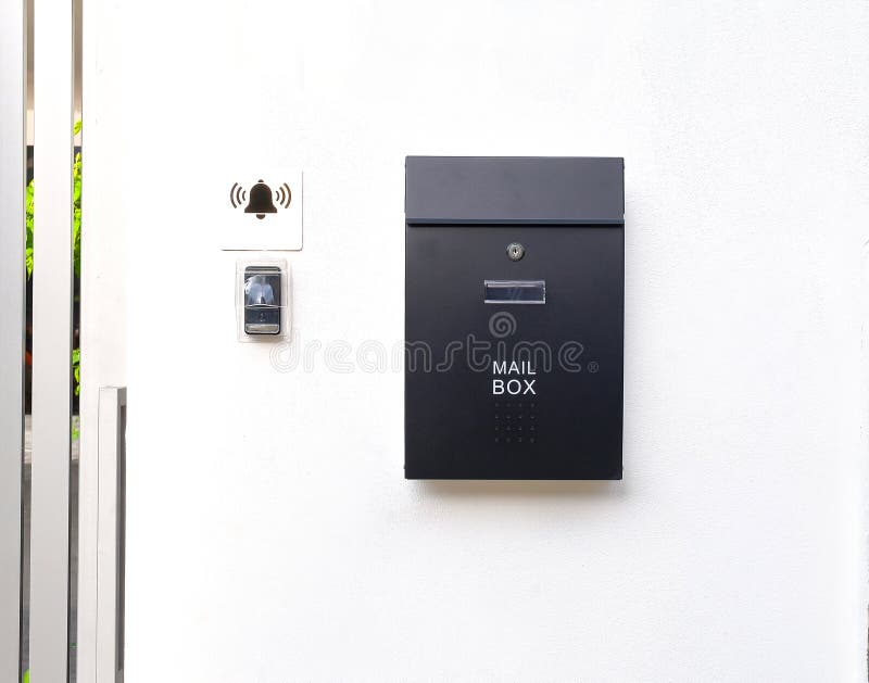 A Mailboxes Embedded in a Wall Stock Photo - Image of retro, postage ...