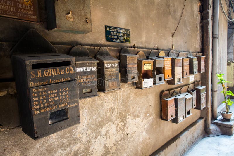Mailboxes in Kolkata editorial stock image. Image of mail - 140192194