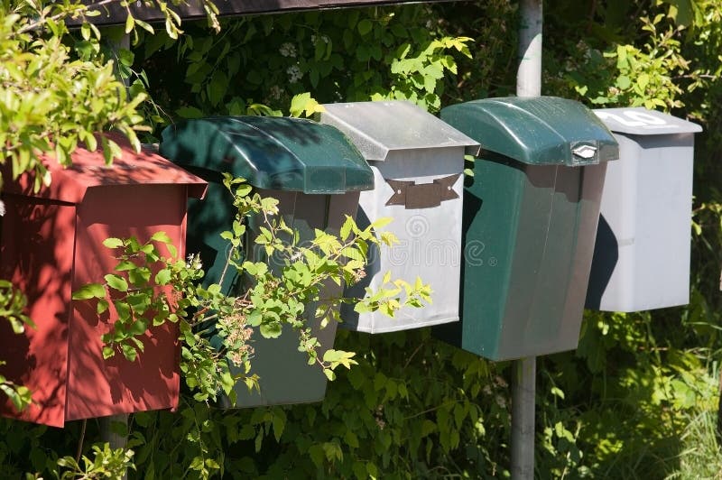 Mailboxes stock photo. Image of mailbox, mail, communication - 55313898