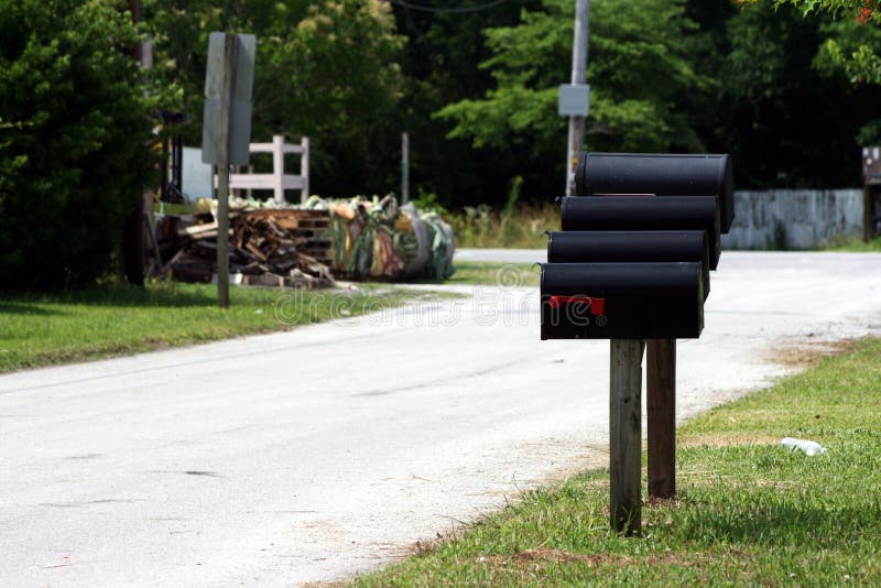 Mailboxes stock image. Image of communicate, communication - 41506889