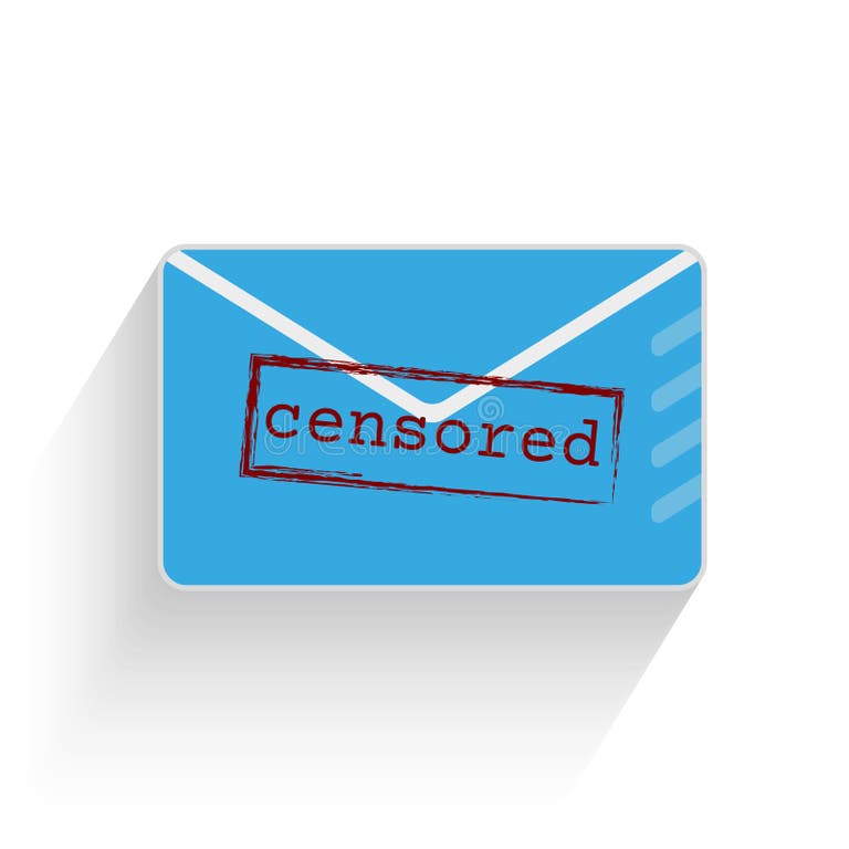 Mailing Envelope with a Stamp Censored. Restriction in the Use of E ...