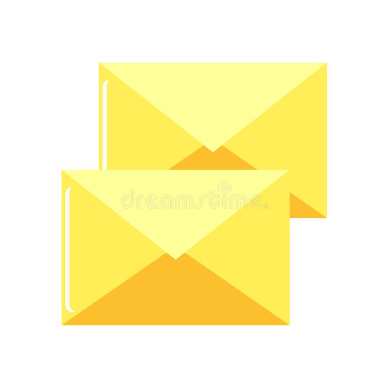 Mailing Icon Vector Sign and Symbol Isolated on White Background Stock ...