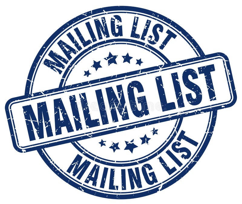 Mailing list concept stock vector. Illustration of message - 29237484