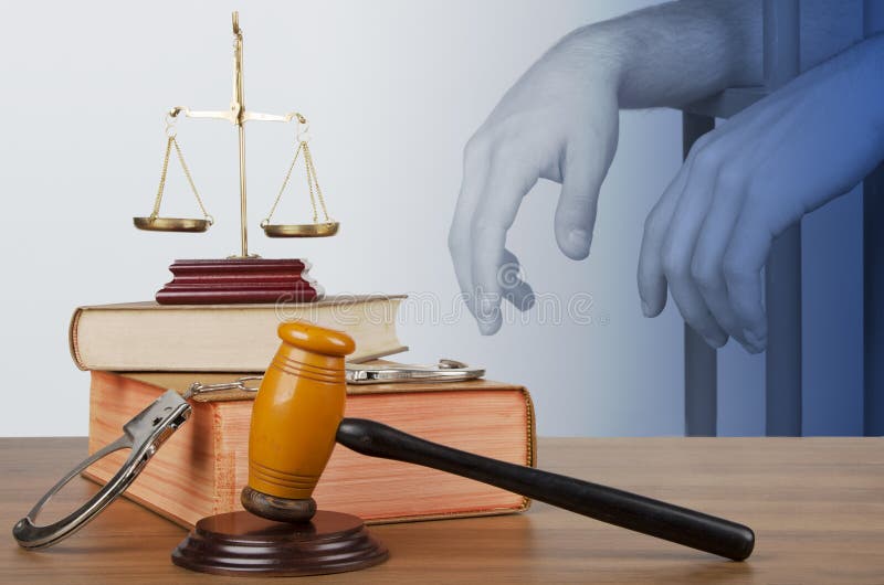 Maillet, Code Juridique Et échelles De Justice Photo stock - Image of ...