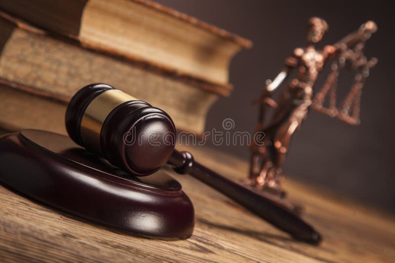 Maillet de justice ! image stock. Image du liberté, échelle - 47473855