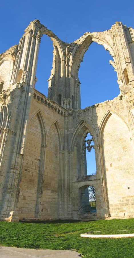 Maillezais french abbey stock image. Image of maillezais - 2172689