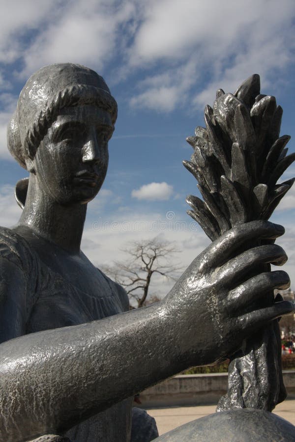Maillol statue stock image. Image of face, statue, history - 53290589