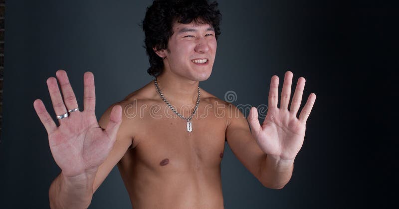 Main Droite Avec Le Pli Simien Image stock - Image du down, génétique ...