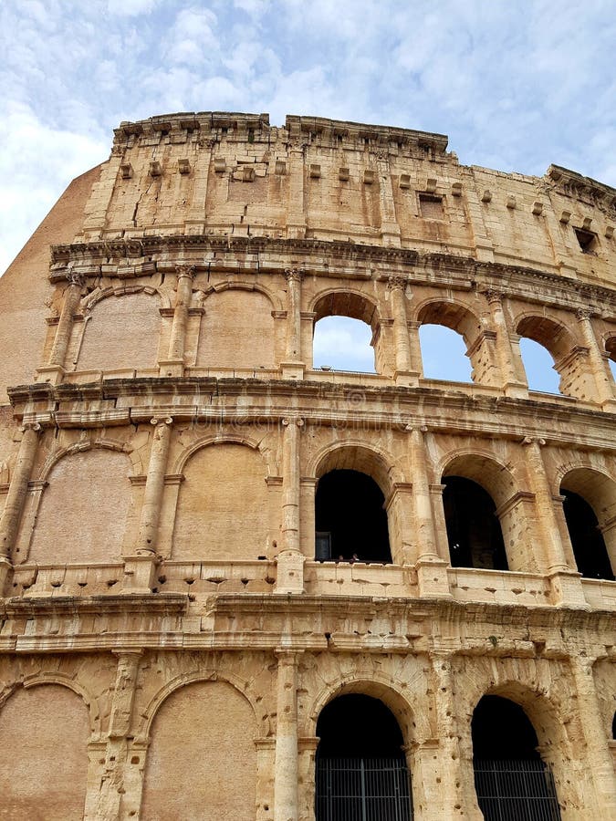 The Main Attraction of Rome is the Ancient Colosseum Stock Image ...