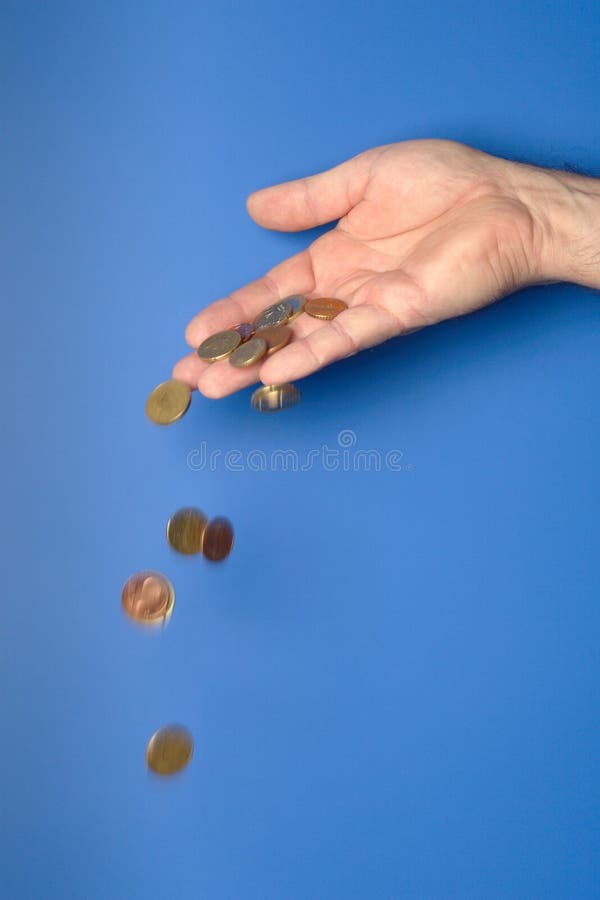 Main avec de l'argent image stock. Image du côté, main - 4380363