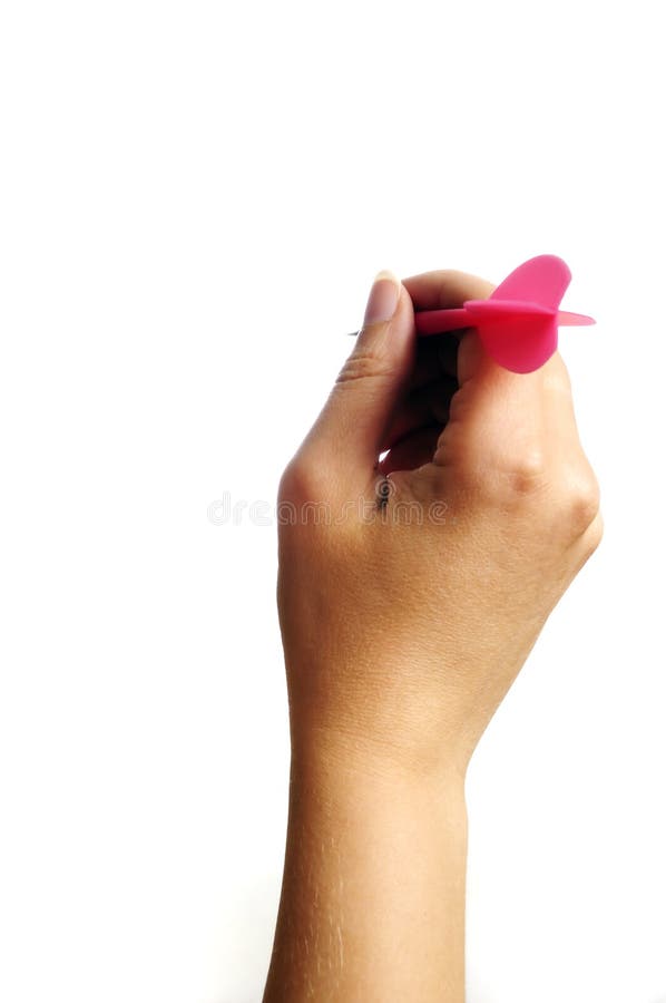 Main avec le dard photo stock. Image du fond, femelle - 5905706