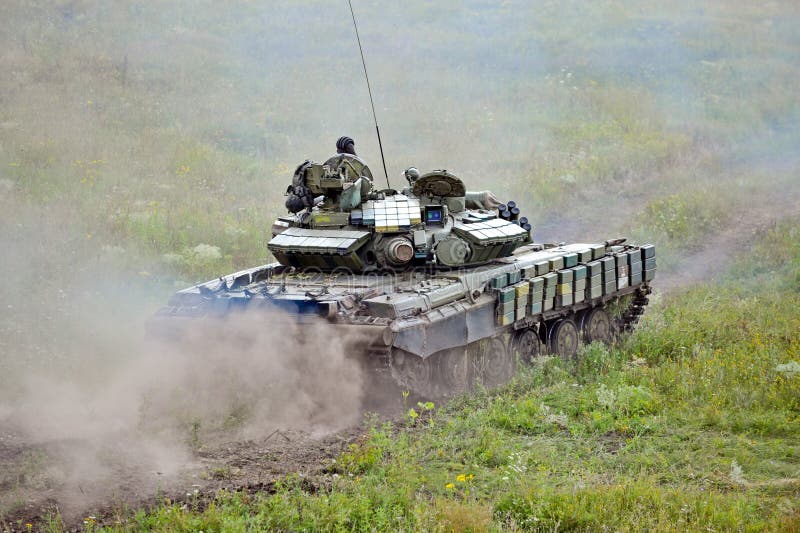 Main battle tank stock image. Image of fighting, combat - 75079151