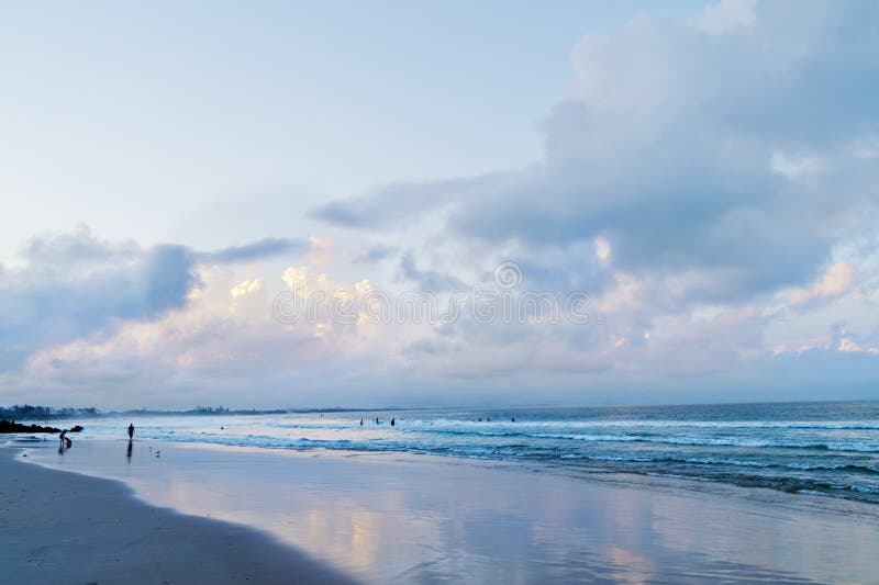 Main Beach Byron Bay Sunset Stock Photos - Free & Royalty-Free Stock ...