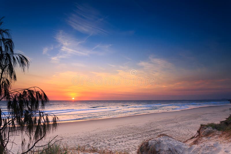 Sunrise on Main Street stock photo. Image of buildings - 5596382