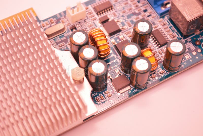 Main Board Computer Electronic Technology Stock Photo - Image of color ...