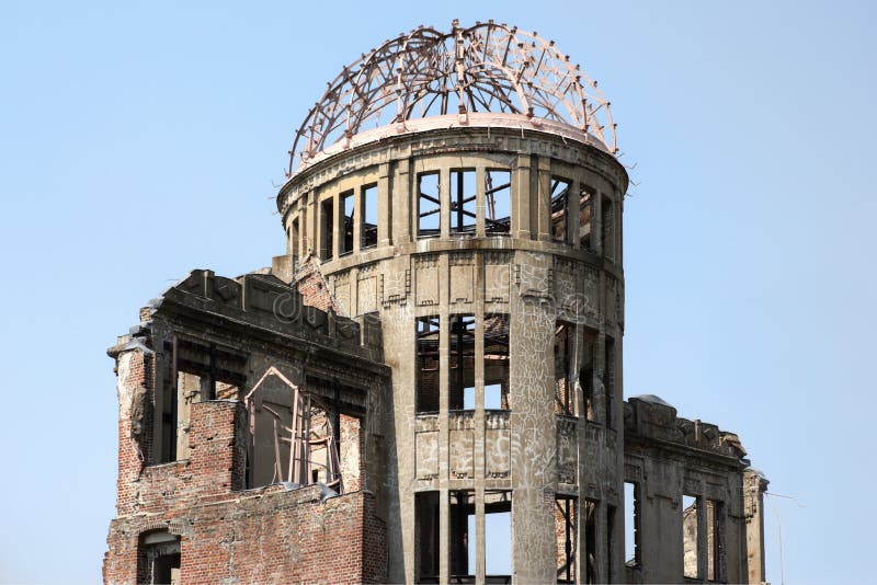 Main Building a-Bomb Dome Hiroshima Stock Photo - Image of disaster ...