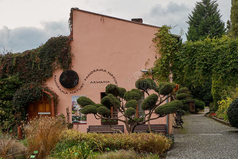 Main Building of Botanical Garden of Wroclaw, Poland. Editorial Stock ...