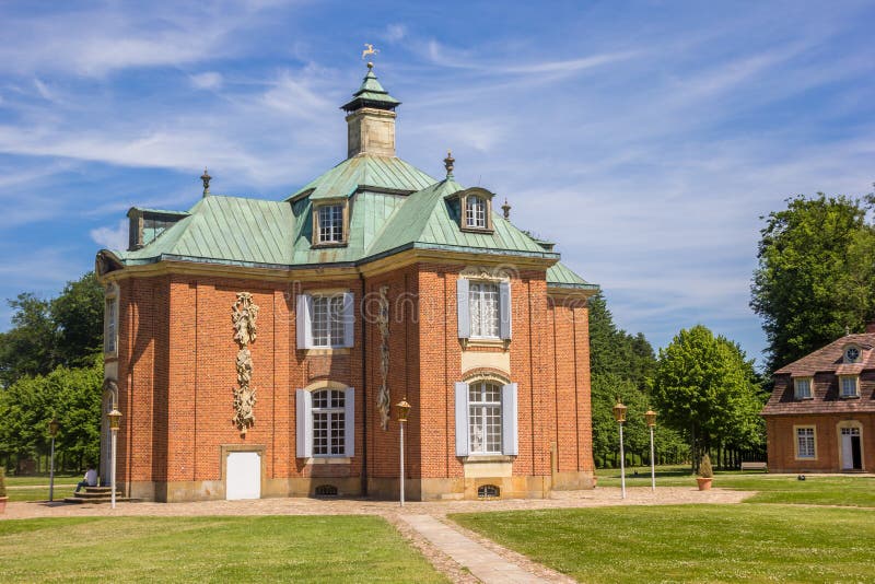 Main Building on the Central Square of Castle Clemenswerth in Sogel ...