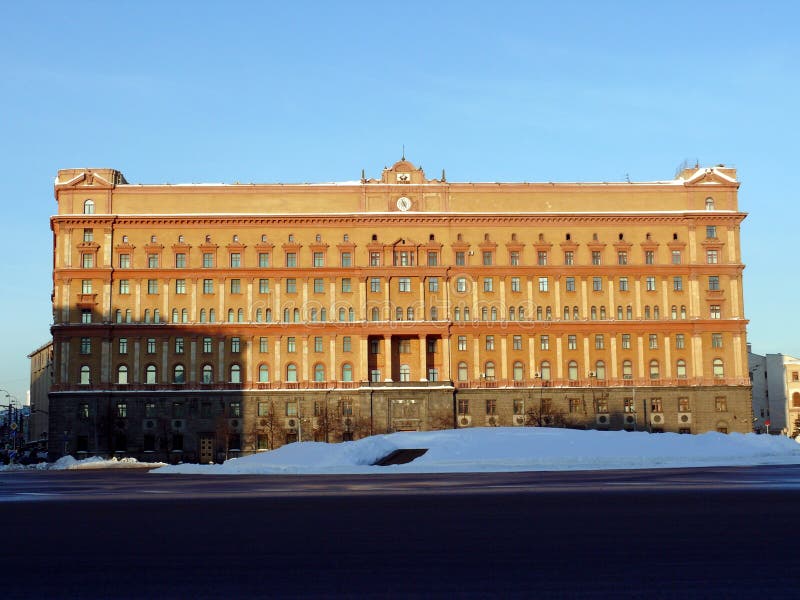 Main Building of Federal Service of Security (FSB) Stock Photo - Image ...