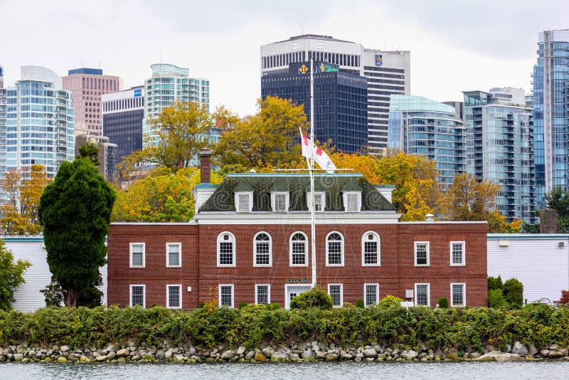 HMCS Discovery, Vancouver, B.C. Editorial Stock Image - Image of totem ...