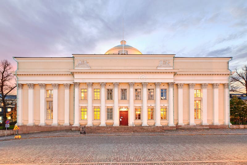 The Main Building of the National Library of Finland Stock Photo ...