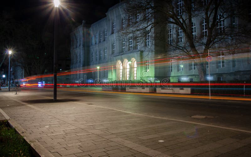 The Main Building of the RWTH is Covered Stock Photo - Image of ...