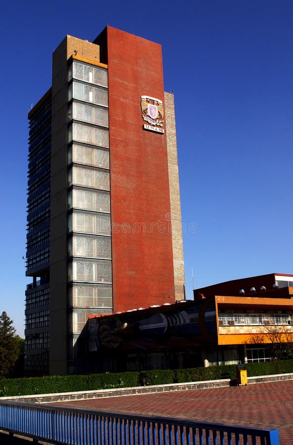 Main building at UNAM editorial photo. Image of revolutionary - 9760196