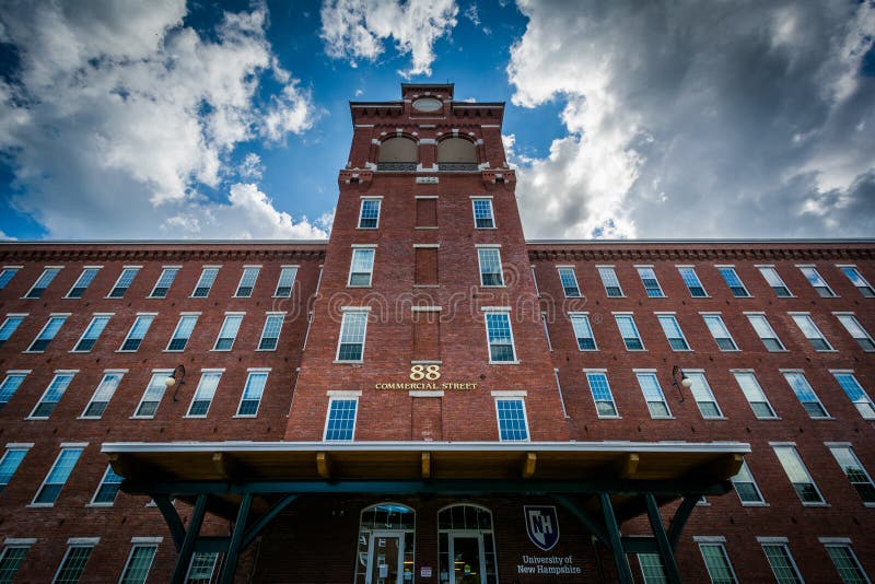 The Main Building at the University of New Hampshire, in Manchester ...