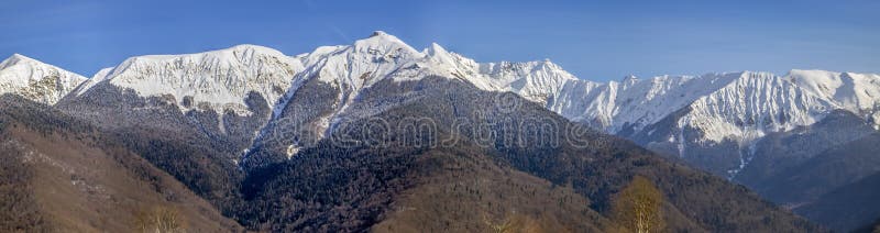 Continuous Mountain Natural Scenery Stock Image - Image of enclosure ...