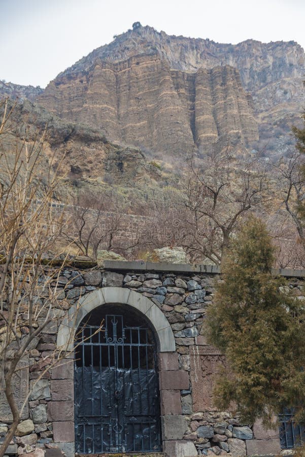 Architectural Ruins at Geghard Monastery Armenia Stock Photo - Image of ...