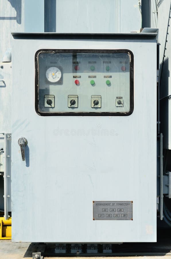 Main Circuit Breaker in Factory Stock Image - Image of current ...