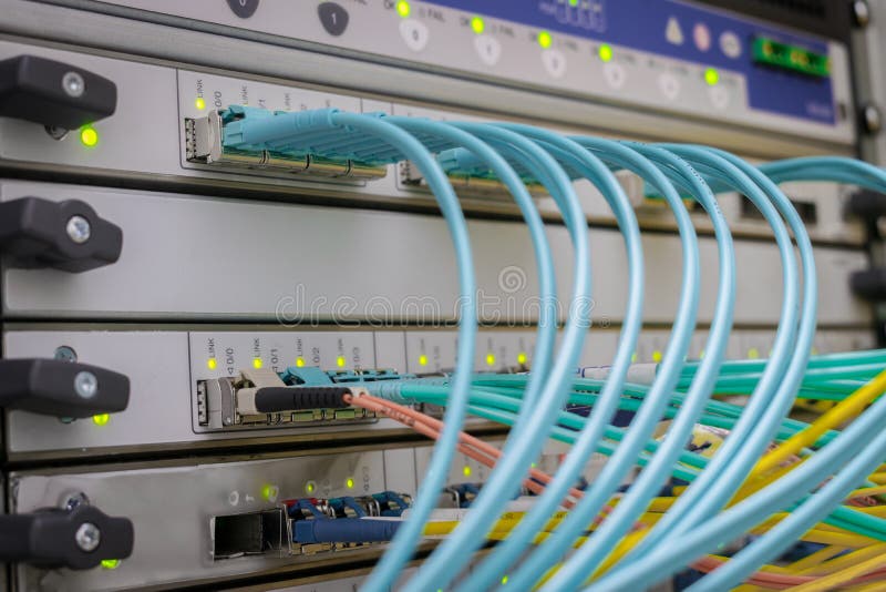 The Main Communication Links are in the Datacenter. the Front Panel of ...