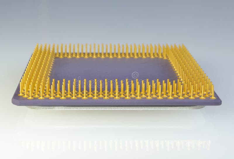 Main computer processor stock image. Image of chip, computer - 33419575