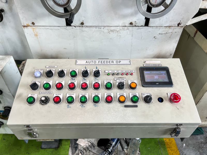 Main Control Cabinet of Auto Feeder Machine for Support Press Machine ...