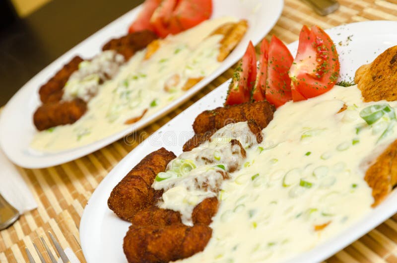 Main courses stock image. Image of catering, event, canteen - 70871977