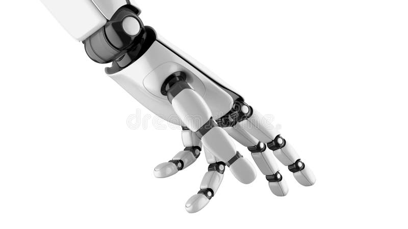 Pose de main de robot illustration stock. Illustration du artificiel ...