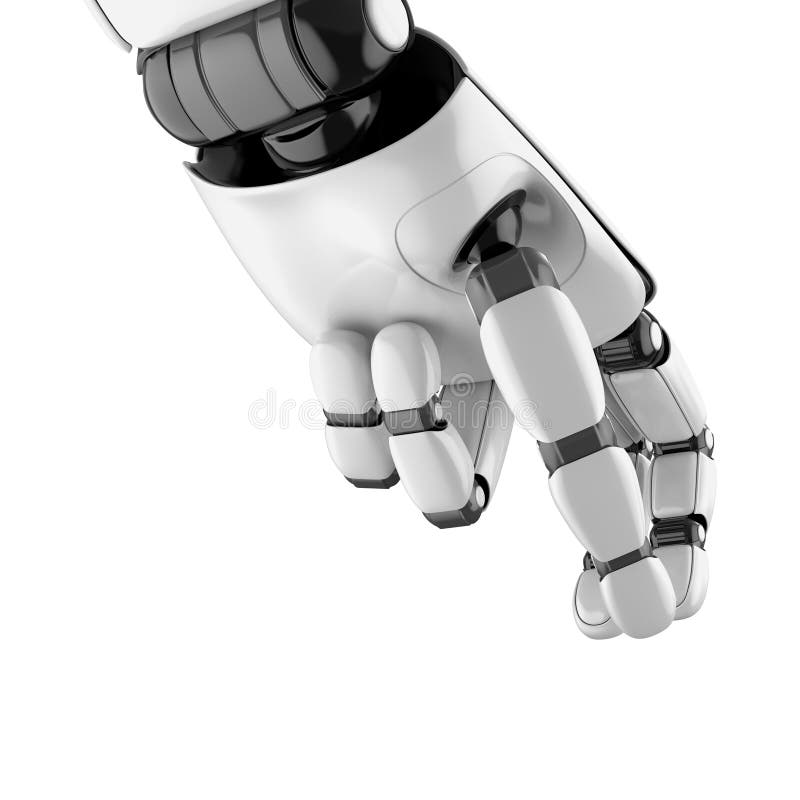 Pose de main de robot illustration stock. Illustration du artificiel ...