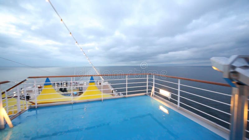 Main Deck of Floating Ship with Survey Stock Footage - Video of ...