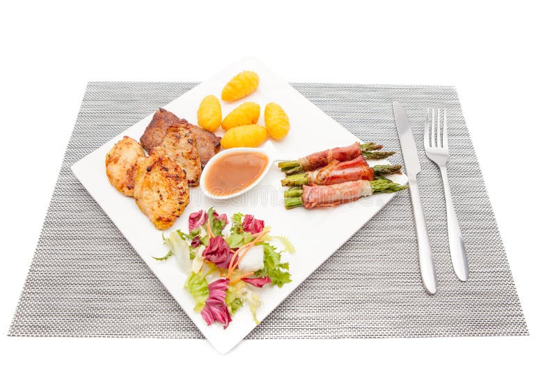 Main dish with meat stock photo. Image of grilled, roasted - 83081090