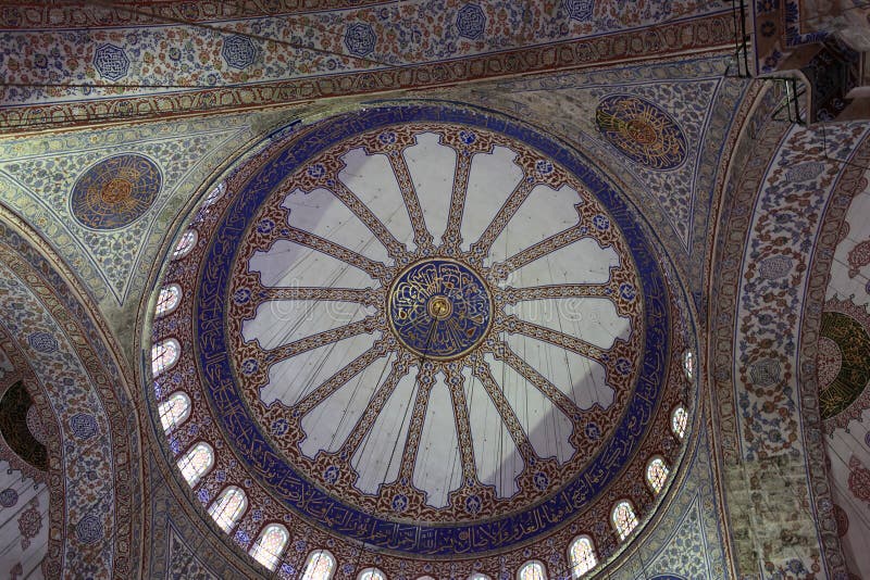 Main dome of Blue mosque stock image. Image of east, asia - 46022313