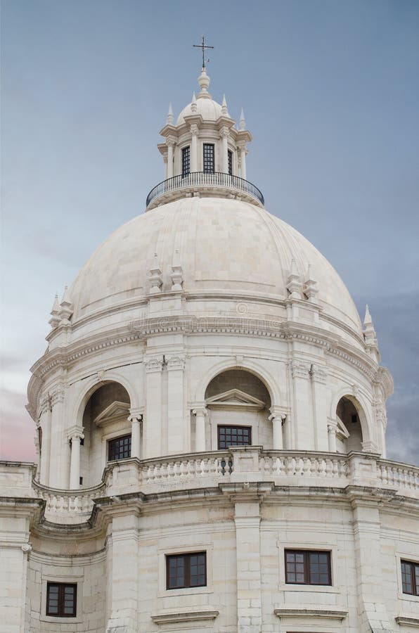 Main Dome of National Pantheon Stock Photo - Image of alfama ...